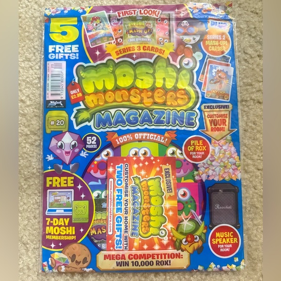 Mattel | Toys | Moshi Monsters Magazine Issue 2 | Poshmark
